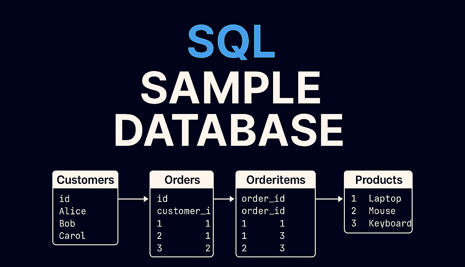 SQL Sample Database - sqltutorial